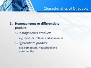 Oligopoly and Efficiency | PPTX
