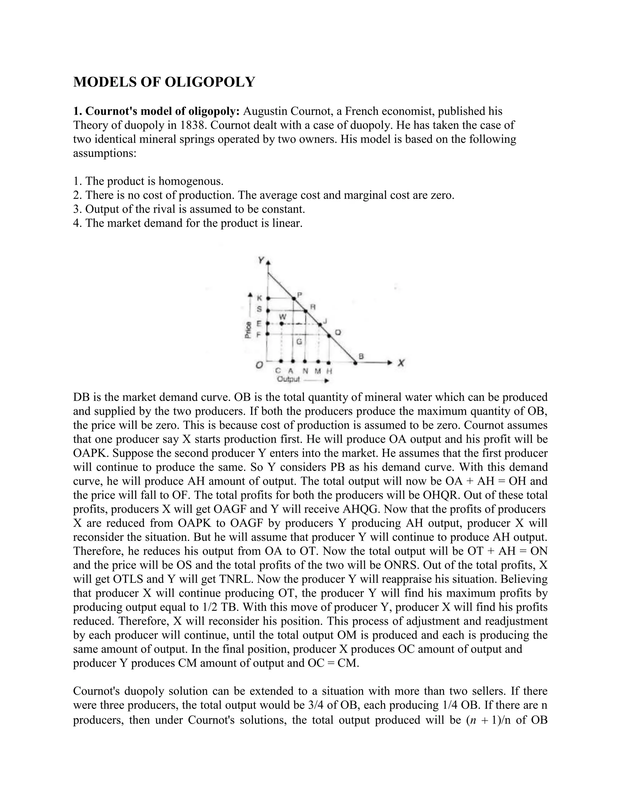 Oligopoly,duopoly | DOCX