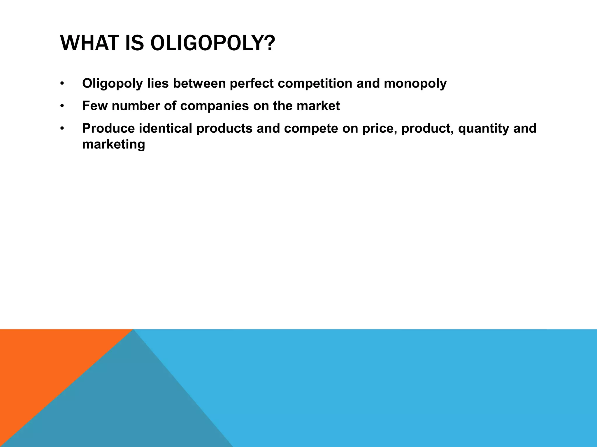 Oligopoly | PPT