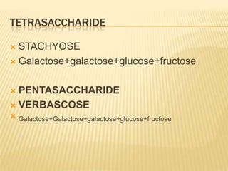 Oligosaccharides | PPTX