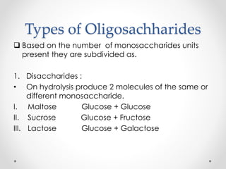 Oligosacchrides | PPTX