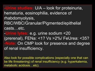 Oliguria -f | PPT