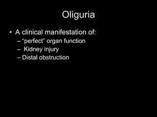 Oliguria and fluid management[1] | PPT