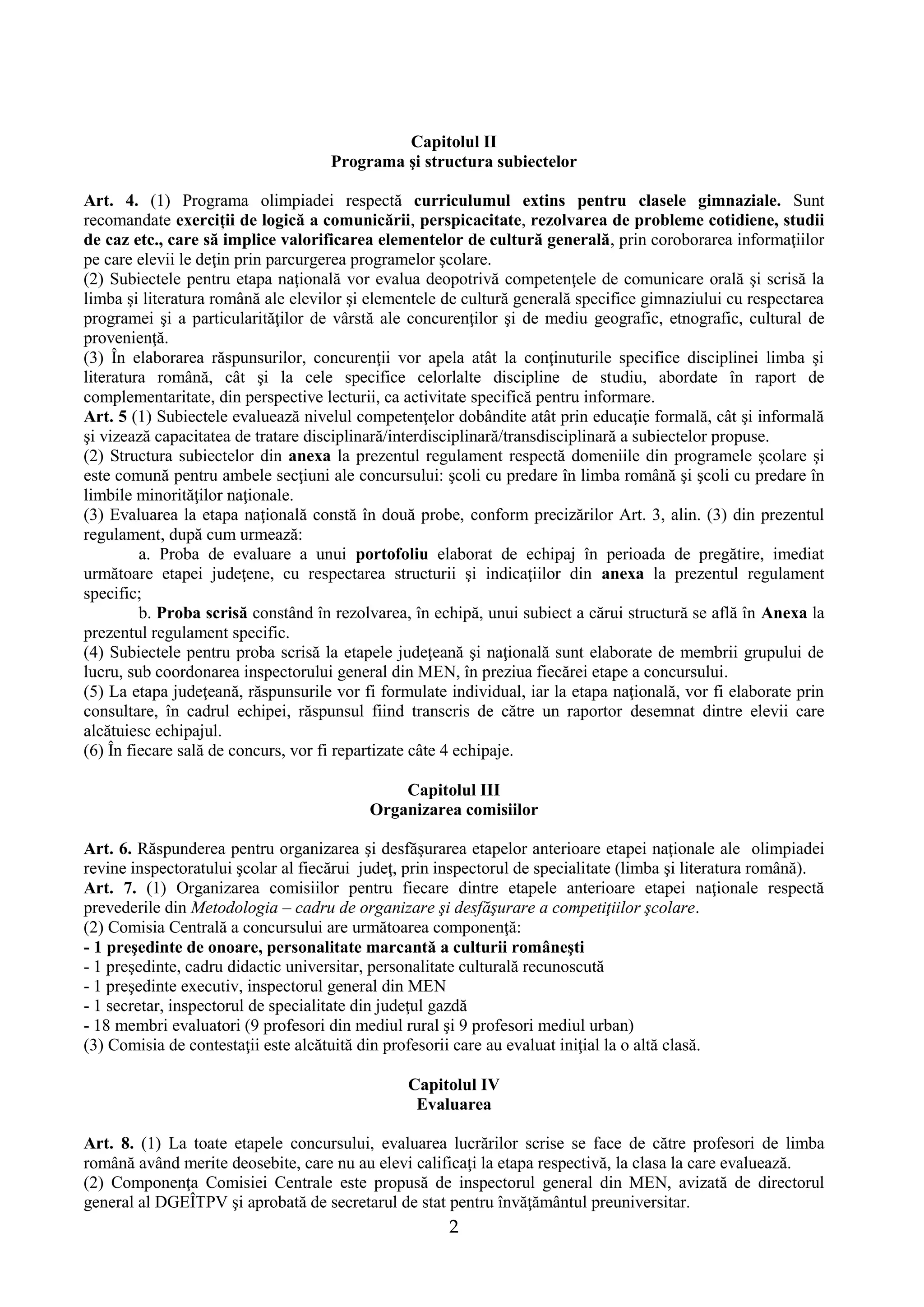 Olimpiada universul cunoasterii prin lectura word | PDF