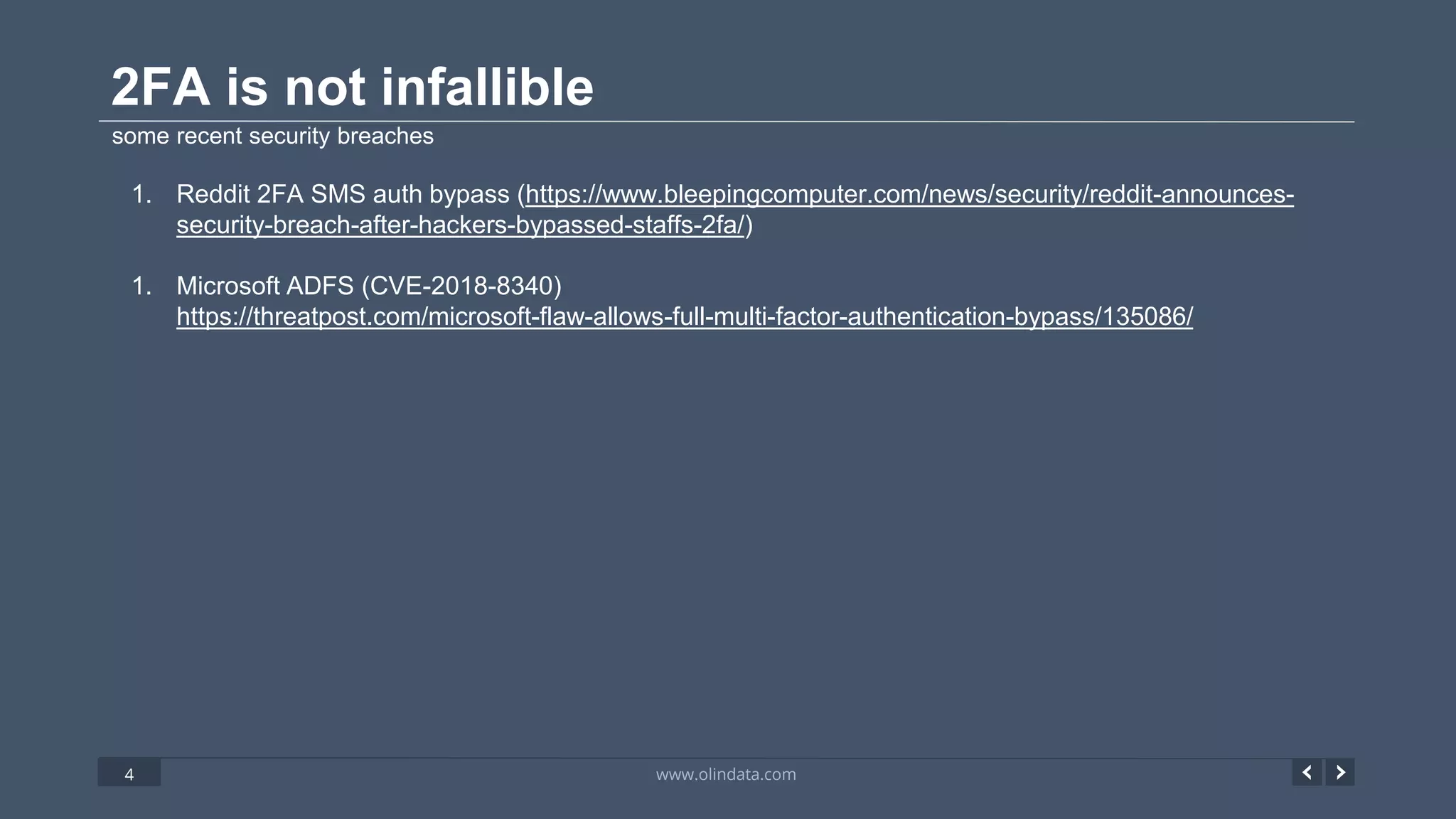 Introduction to 2FA on AWS | PPTX