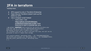 Introduction to 2FA on AWS | PPTX