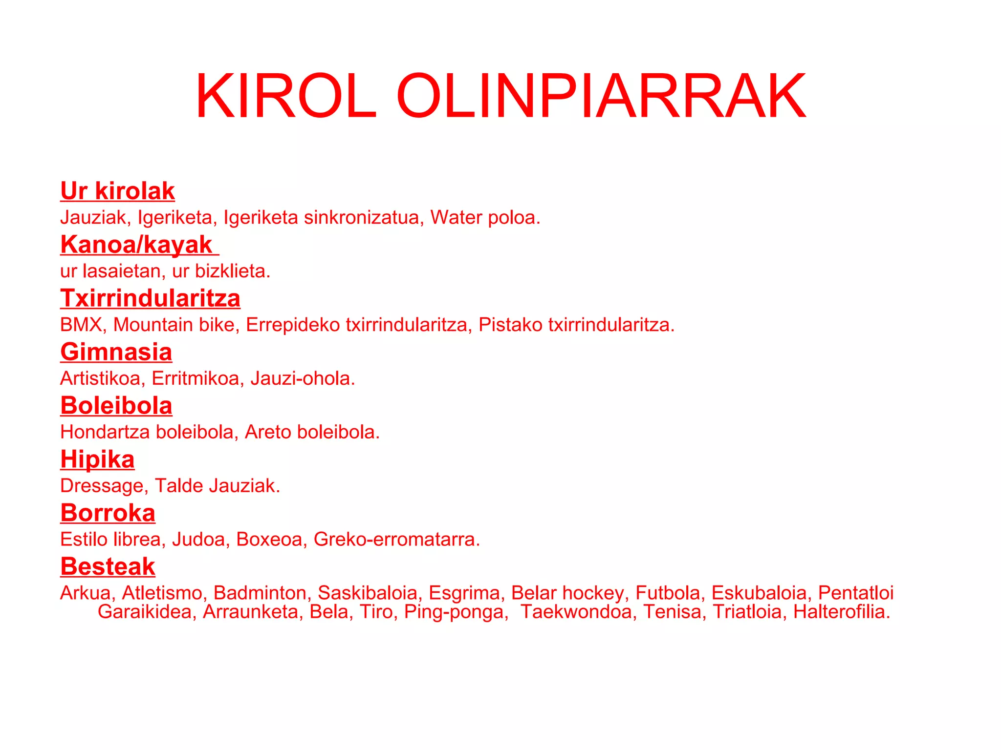 JOKO OLINPIKOAK, JON MEDRANO ETA JON GOROSTIAGA | PPT