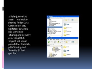Langkah-langkah Sharing Folder | PPT