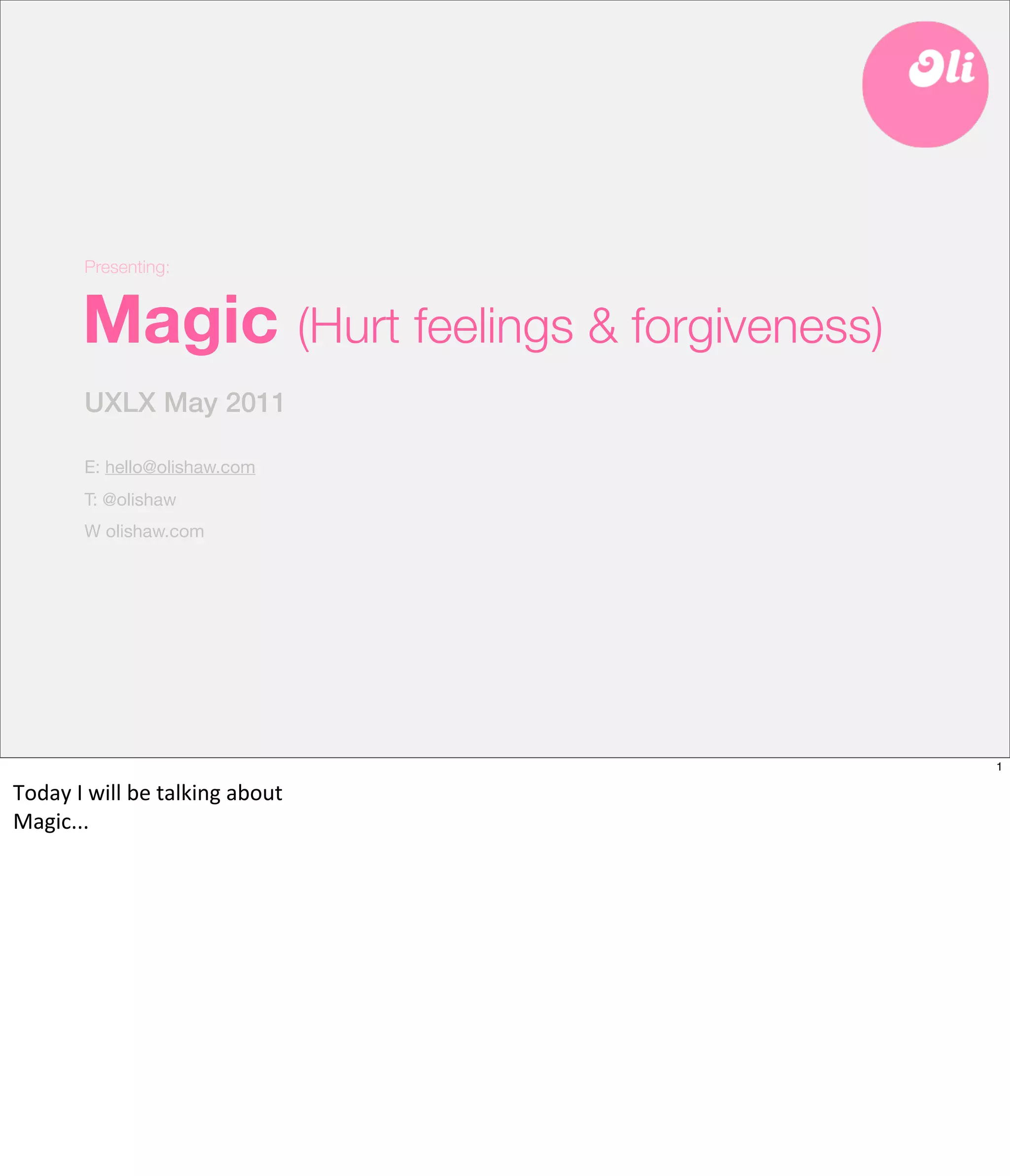 Magic (Hurt feelings & Forgiveness) | PDF | Sci-fi and Fantasy ...