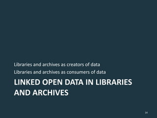 What is #LODLAM?! Understanding linked open data in libraries, archives [and museums] | PPTX