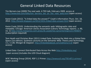 What is #LODLAM?! Understanding linked open data in libraries, archives [and museums] | PPTX