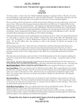 Olive guide | PDF
