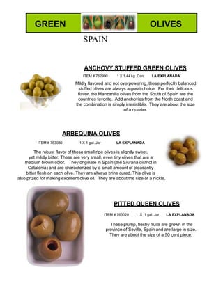 Olive guide | PDF