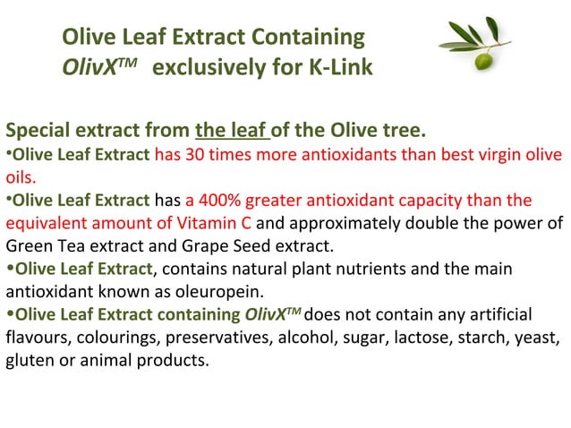 Olive leaf extract | PPT