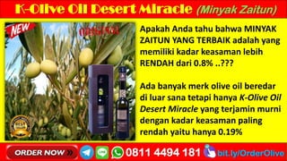 WA 08114494181 | Obat Inotropik Jantung K-Olive Oil Dari Maroko | PPT