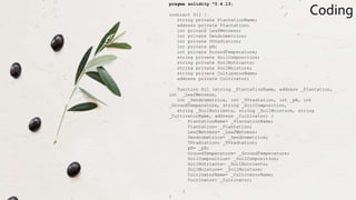 Olive Oil: Blockchain Case | PPT