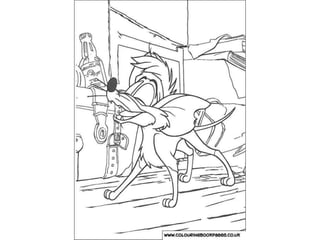 Oliver and Company Colouring Pages and Kids Colouring Activities | PPSX