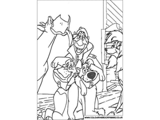 Oliver And Company Coloring Pages