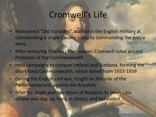 Oliver Cromwell | PDF