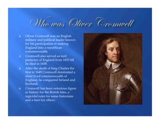 Oliver Cromwell | PDF