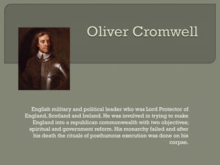 Oliver Cromwell | PDF