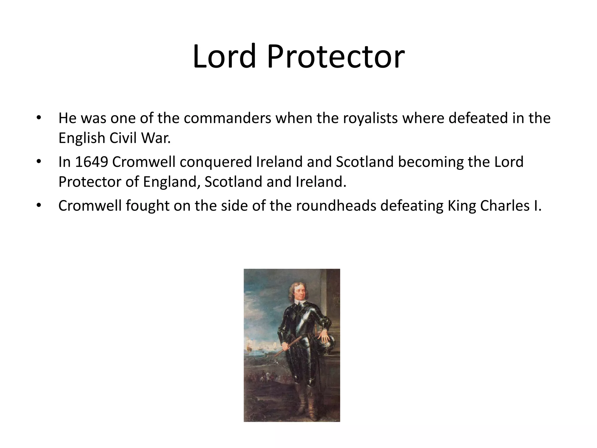 Oliver Cromwell | PDF