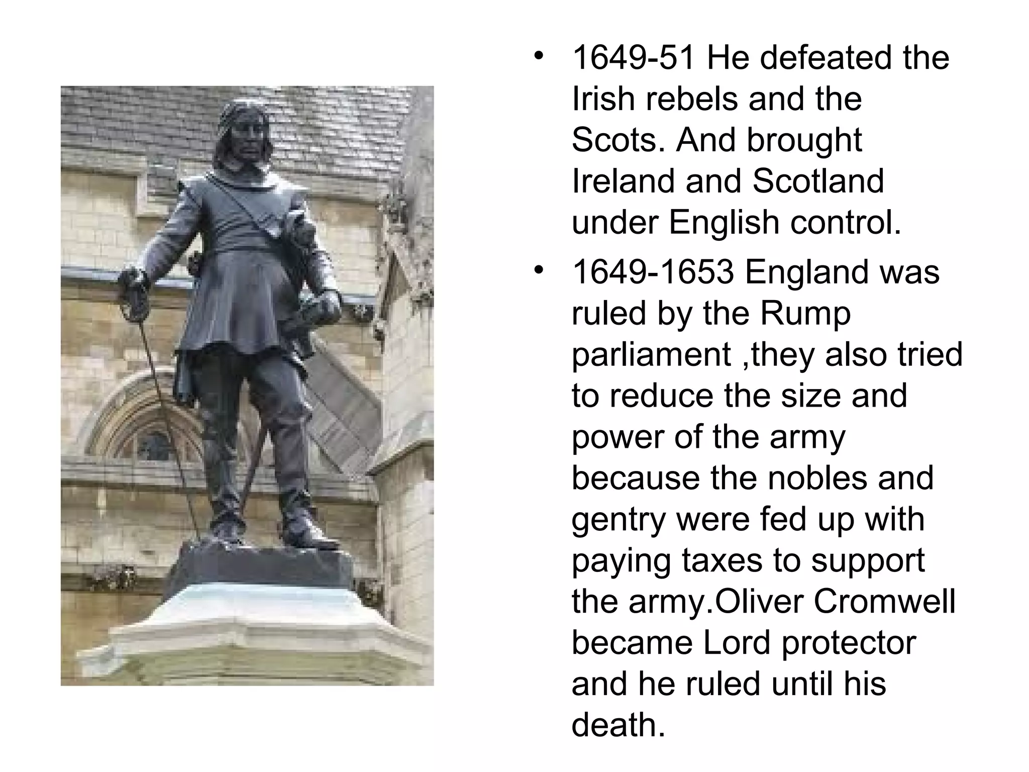 Oliver cromwell | PPT