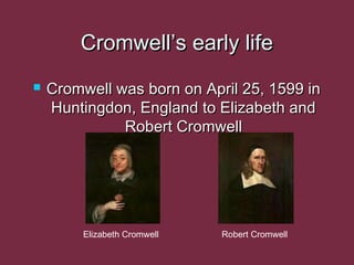 Oliver cromwell-the dark horse | PPT