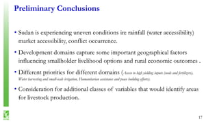 Oliver Kirui - Sudan Rural Development Domains | PPT