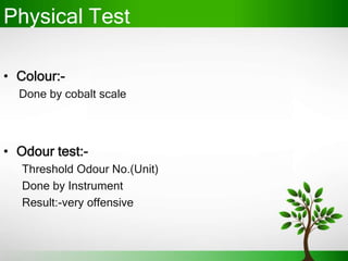 waste water treatment | PPT