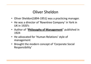 Oliver Sheldon | PDF