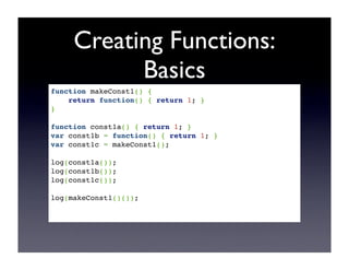 Practical Functional Javascript | PPT