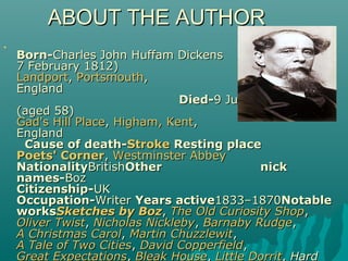 Oliver twist sad story by Elimringi Moshi | PPT