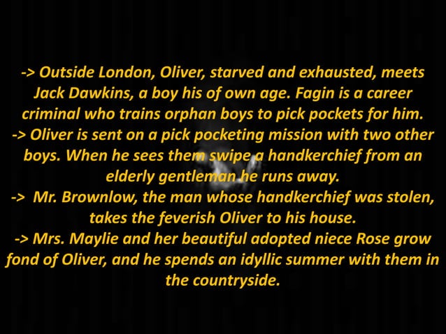 Oliver twist | PPT