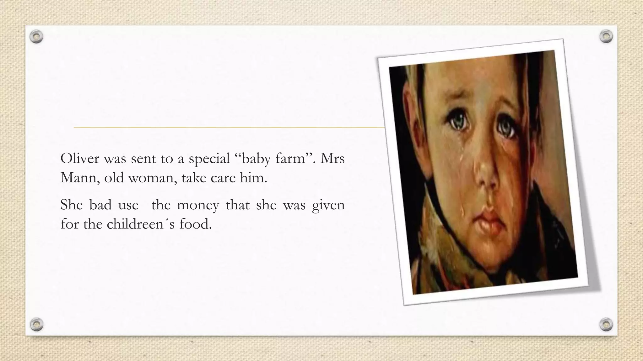 Oliver twist chapter 1 | PPT