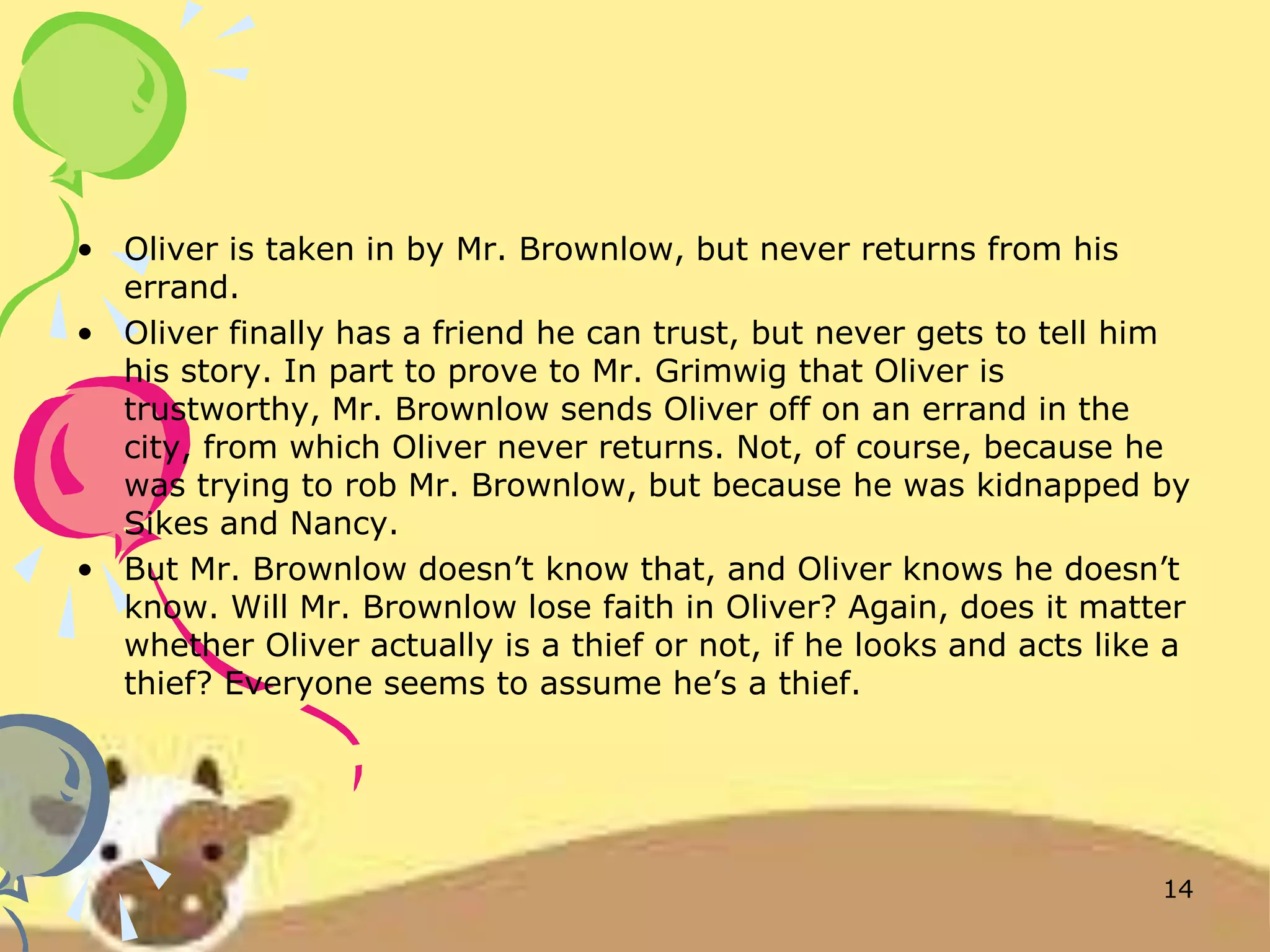 Oliver twist presentation | PPTX