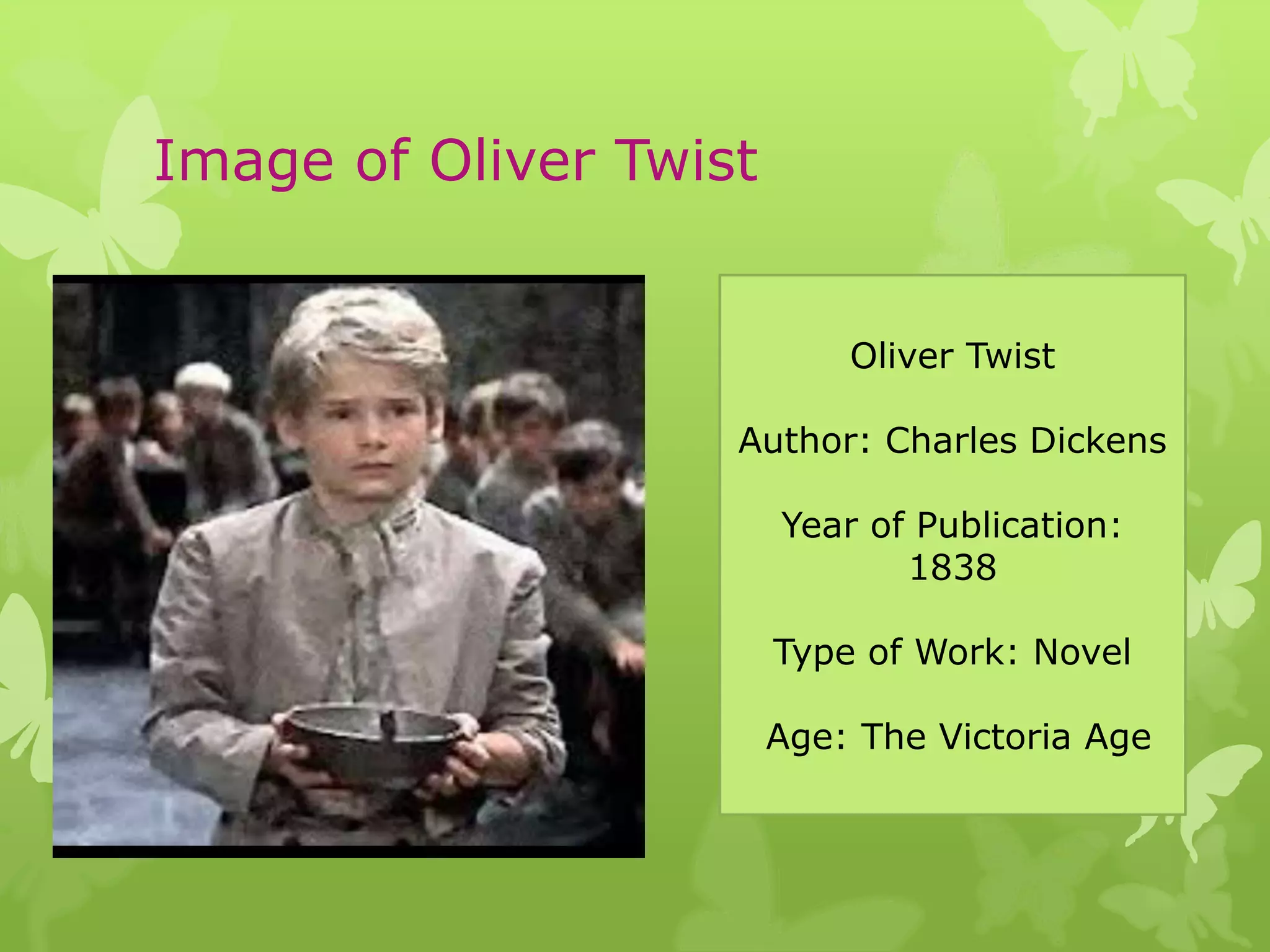 Oliver twist (symbolism) | PPTX