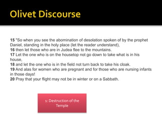 The Olivet Discourse | PPTX