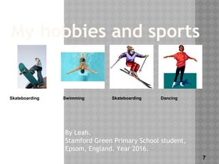 Hobbies and sports | PPT