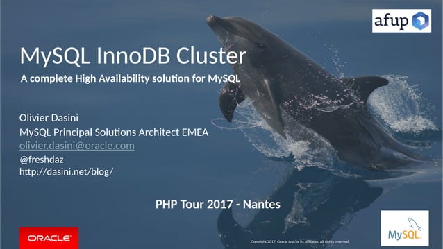 Mysql Innodb Cluster A Complete High Availability Solution For Mysql Ppt