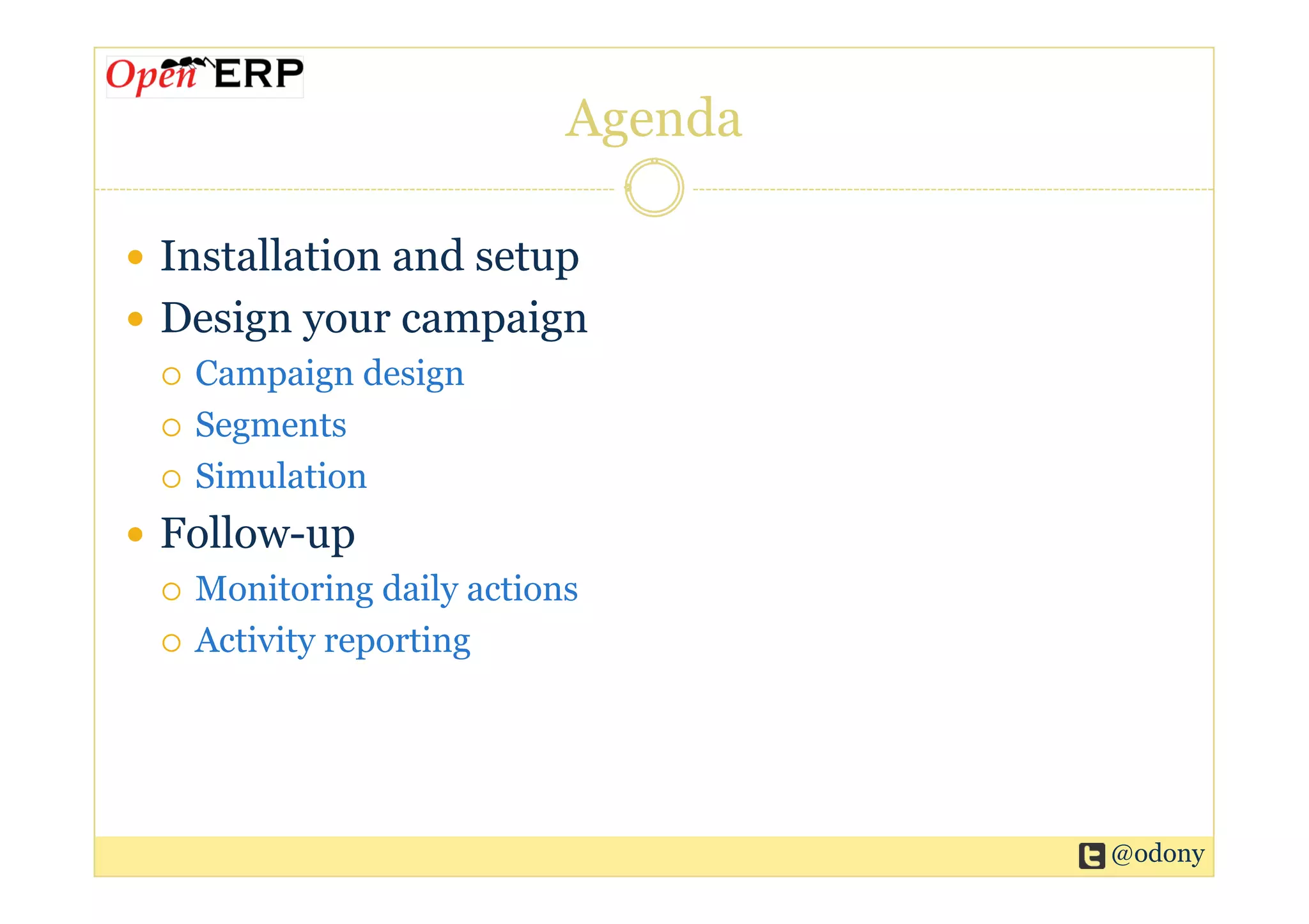 OpenERP - Managing marketing campaigns with OpenERP | PDF