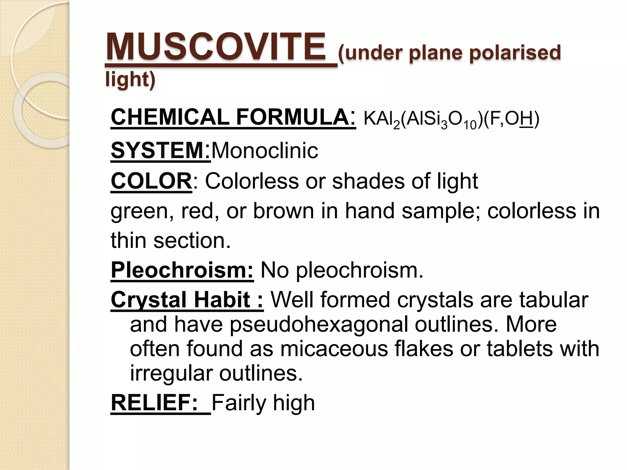 Structure of olivine and mica | PPTX