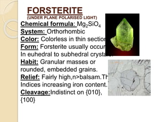 Structure of olivine and mica | PPTX