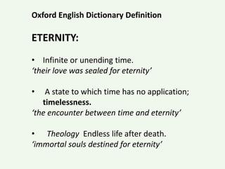 Understanding Eternity | PPT