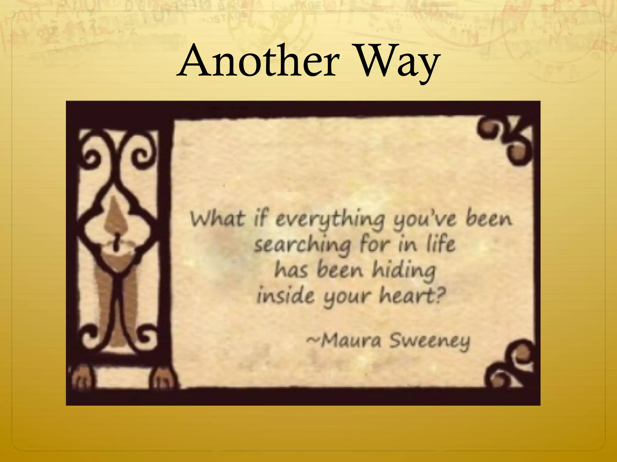 Discovering Your Happiness from the Inside OUt | PPT