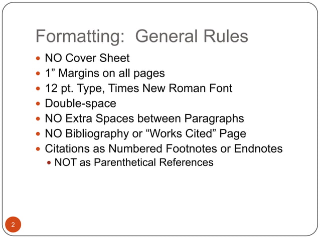 Olliff history research paper instructions | PPT