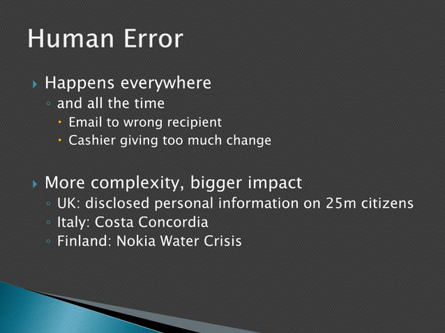 Human Error in Cyber Security | PPT