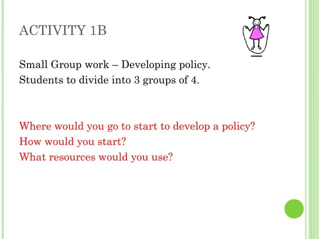 Follow policies and procedures wk 3 | PPT