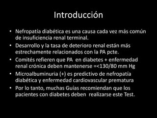 Olmesartan para el Retraso o Prevención de la Microalbuminuria en ...