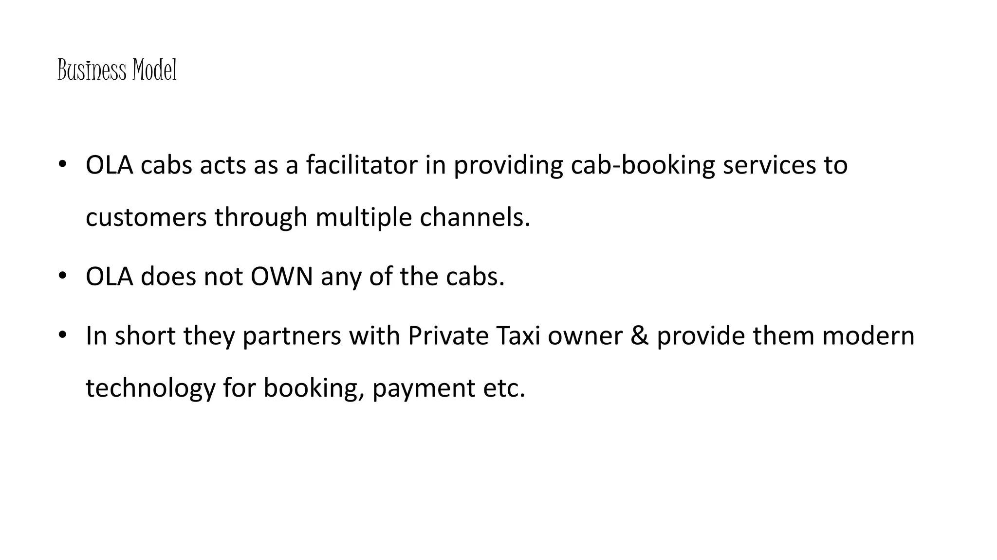 ola cabs | PPTX